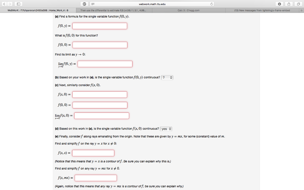 Solved > ID webwork.math.ttu.edu 0山 WeBWorK : Home Work 4:6 | Chegg.com