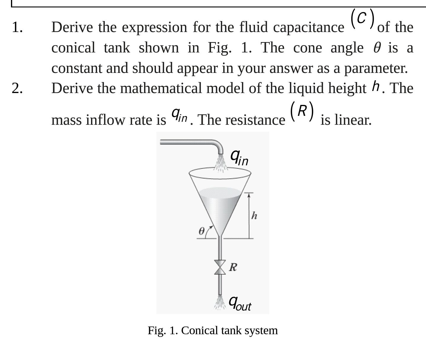 Solved Derive the expression for the fluid capacitance (C) | Chegg.com