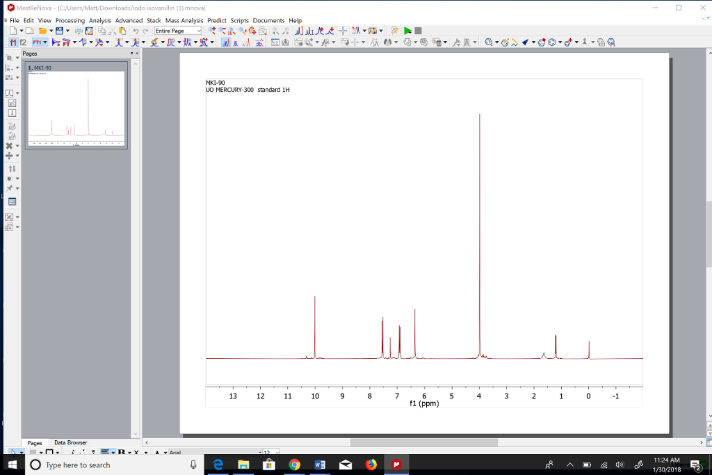 Solved What is the structure of your iodinated isovanillin? | Chegg.com