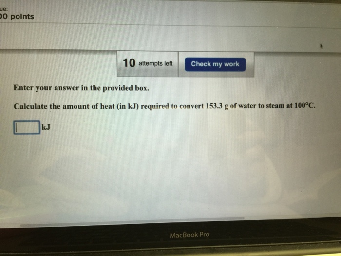 Solved 0 points 10 attempts left Check my work Enter your | Chegg.com