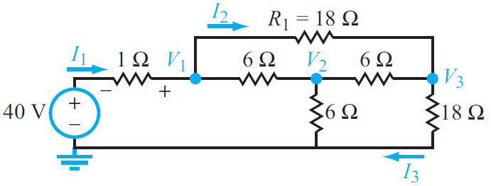 Solved Determine node voltages V1,V2, and V3 using KCL, KVL, | Chegg.com