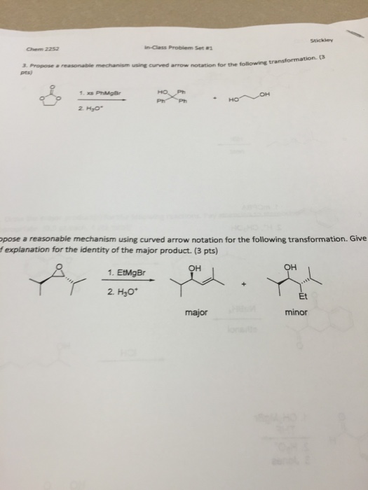 Solved Propose a reasonable mechanism using curved arrow | Chegg.com