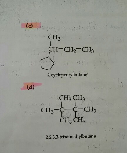 Solved 4. Are the following structures correctly named? If | Chegg.com