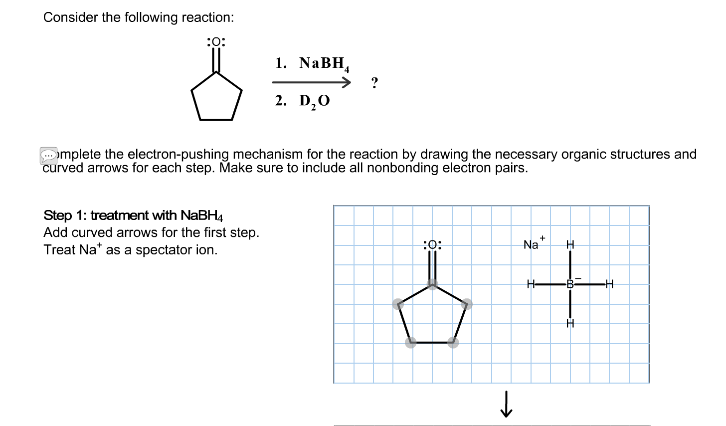 Solved Complete the electron-pushing mechanism for the | Chegg.com