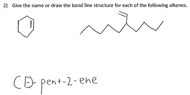 Solved Given the name of draw the bond line structure for | Chegg.com