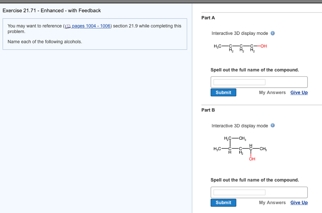 Solved Exercise 21.71 Enhanced with Feedback You may want to | Chegg.com