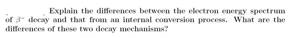 Solved Explain the differences between the electron energy | Chegg.com