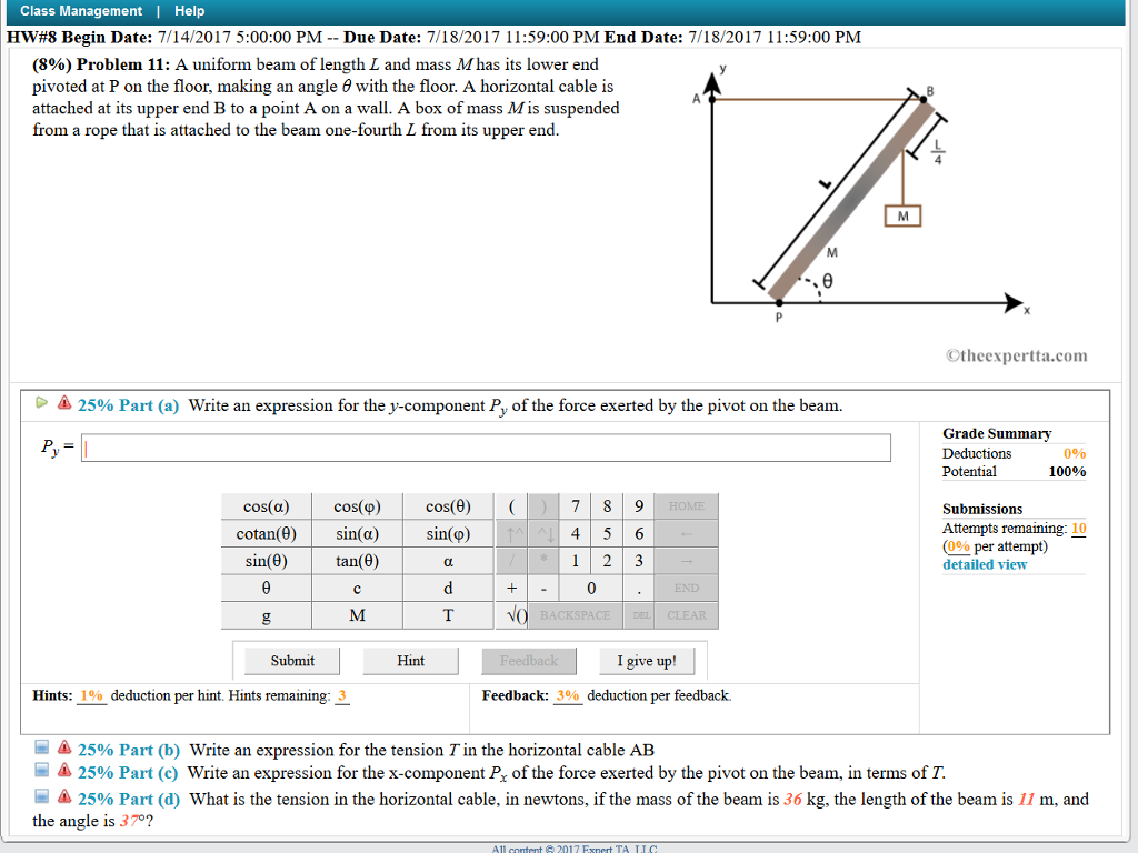 Solved Class Management Help HW#8 Begin Date: 7/14/2017 | Chegg.com