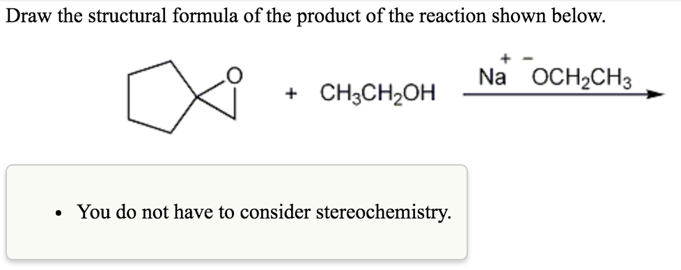 Solved Draw the structural formula of the product of the | Chegg.com