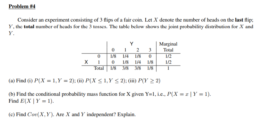 Solved Problem #4 Consider an experiment consisting of 3 | Chegg.com