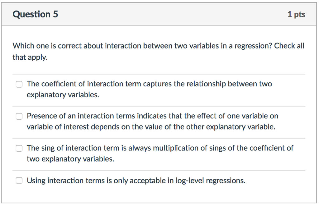 Solved Which one is correct about interaction between two | Chegg.com