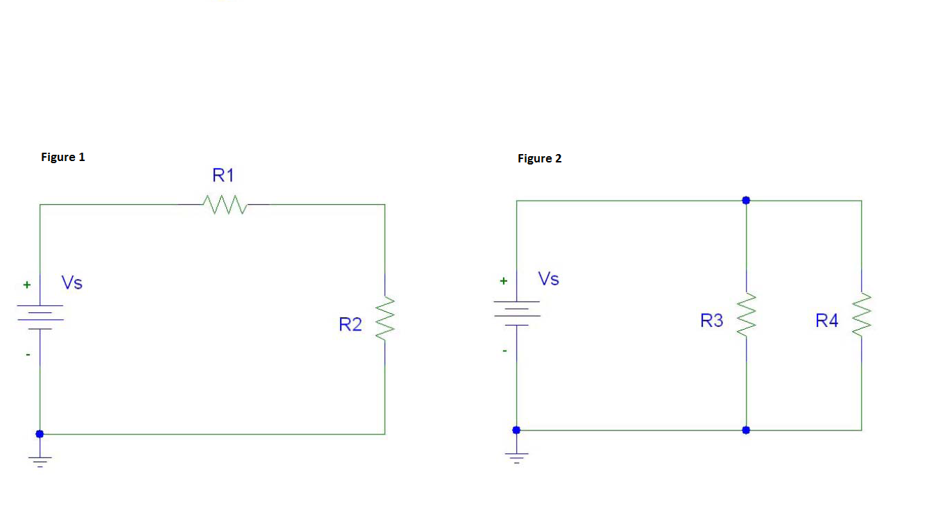 Solved a. Based on the two circuits above in Figures 1 and | Chegg.com