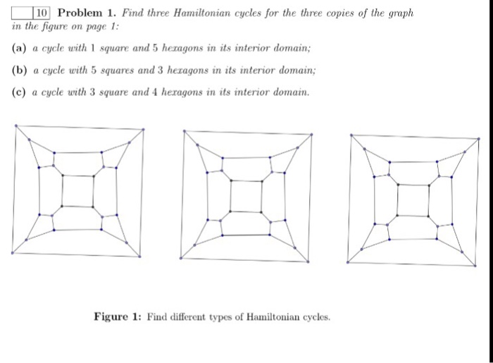 Solved Hamiltonian graphs | Chegg.com