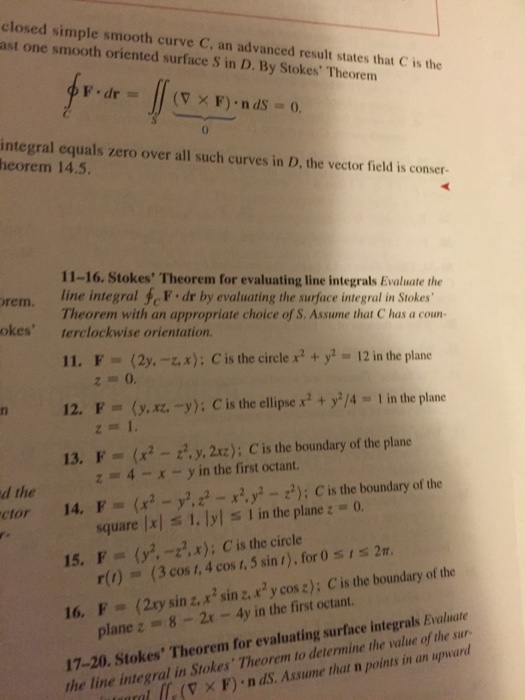 Solved closed simple smooth curve C, an advanced result | Chegg.com