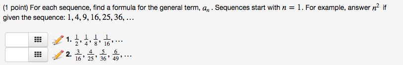 Solved For each sequence, find a formula for the general | Chegg.com