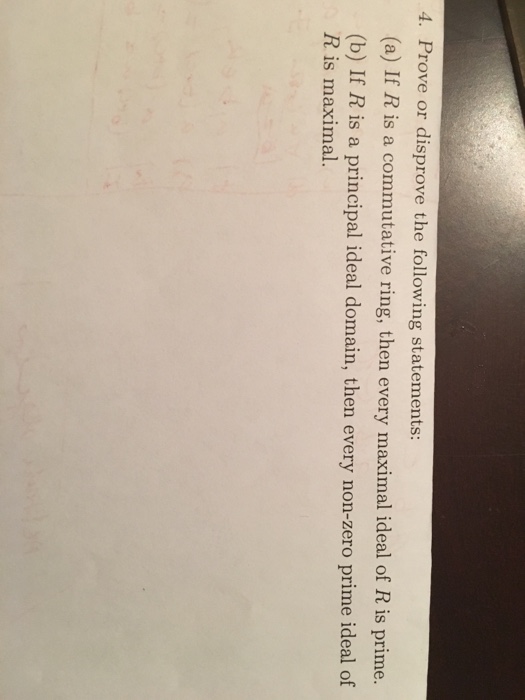 Solved Prove or disprove the following statements: (a) If | Chegg.com