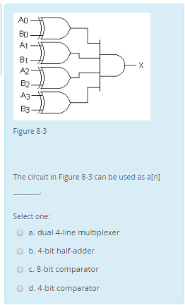 Solved The circuit in Figure 8-3 can be used as a[n] Select | Chegg.com