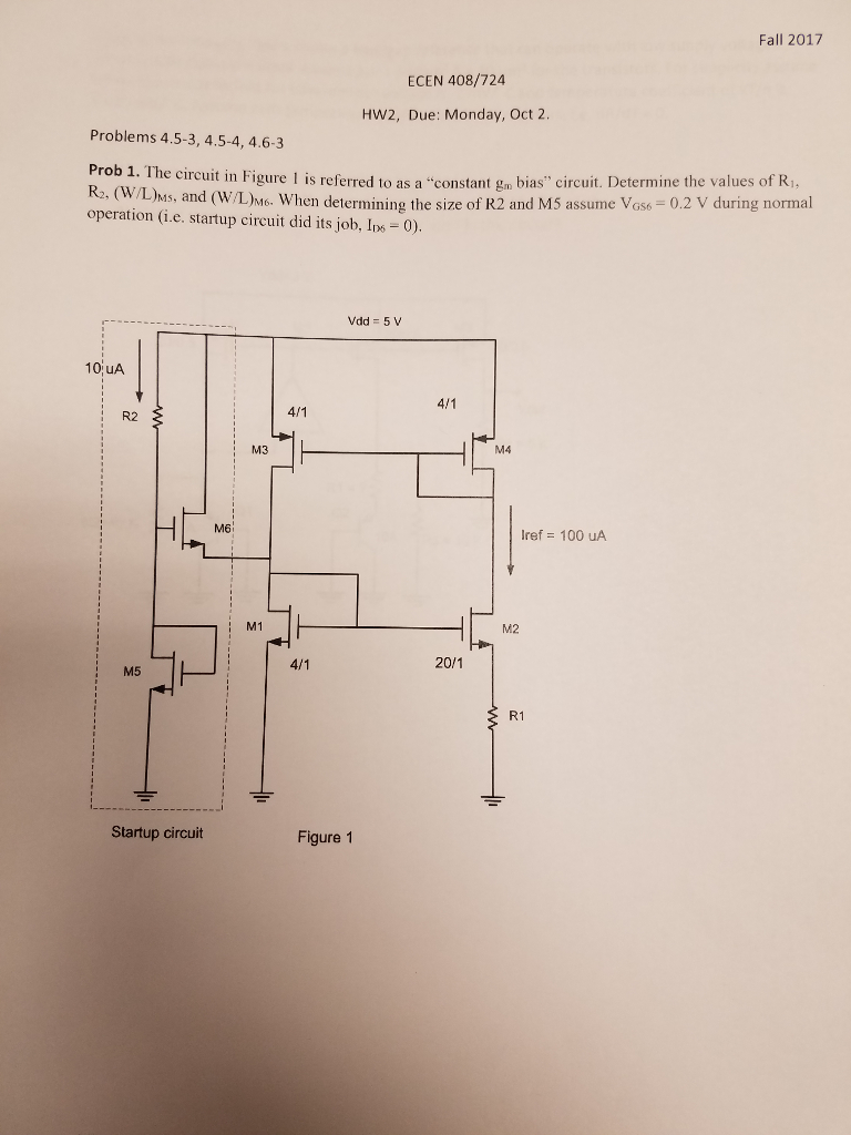 Solved Fall 2017 ECEN 408/724 HW2, Due: Monday, Oct 2 | Chegg.com