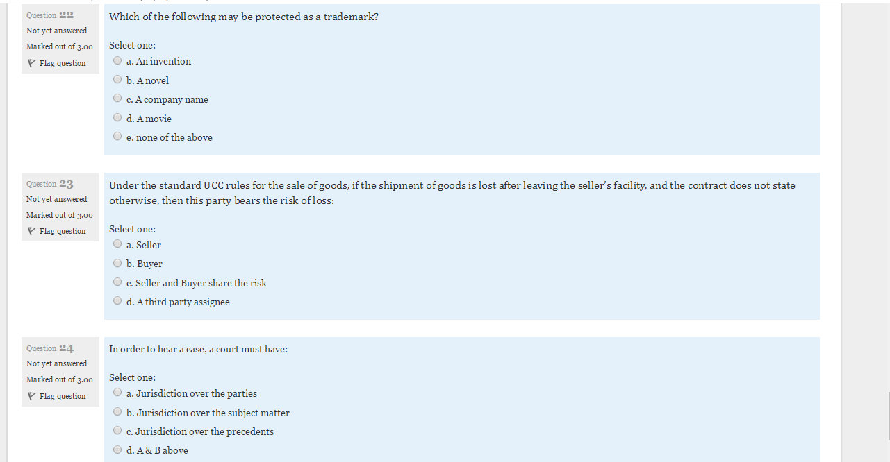 Solved Which of the following may be protected as a | Chegg.com
