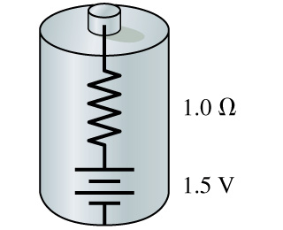 Solved A real battery is not just an emf. We can model a | Chegg.com