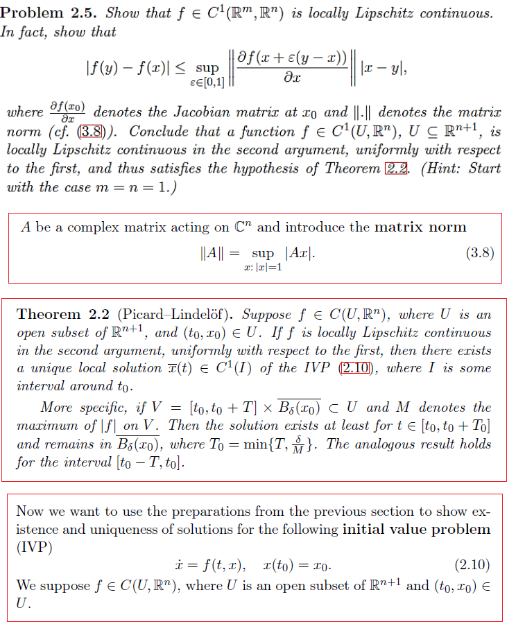 Solved Show that f elementof C^1 (R^m, R^n) is locally | Chegg.com