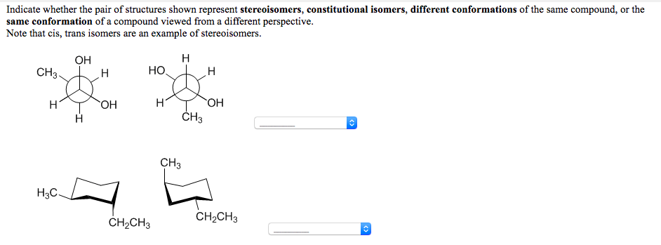 Solved Indicate whether the pair of structures shown | Chegg.com