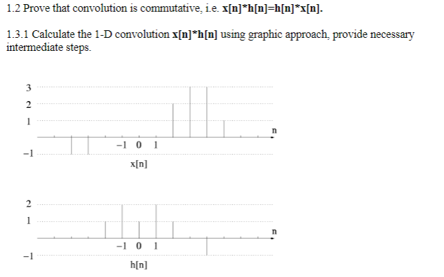 Solved 1.2 Prove that convolution is commutative, ie. | Chegg.com