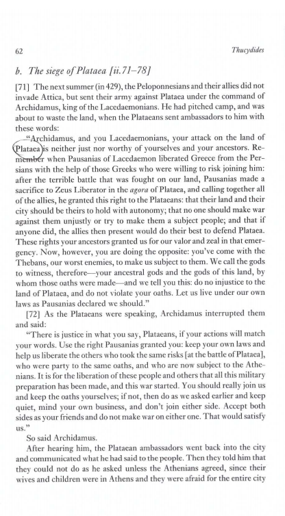 4. Justice and power: Plataea and Mytilene a. Further | Chegg.com