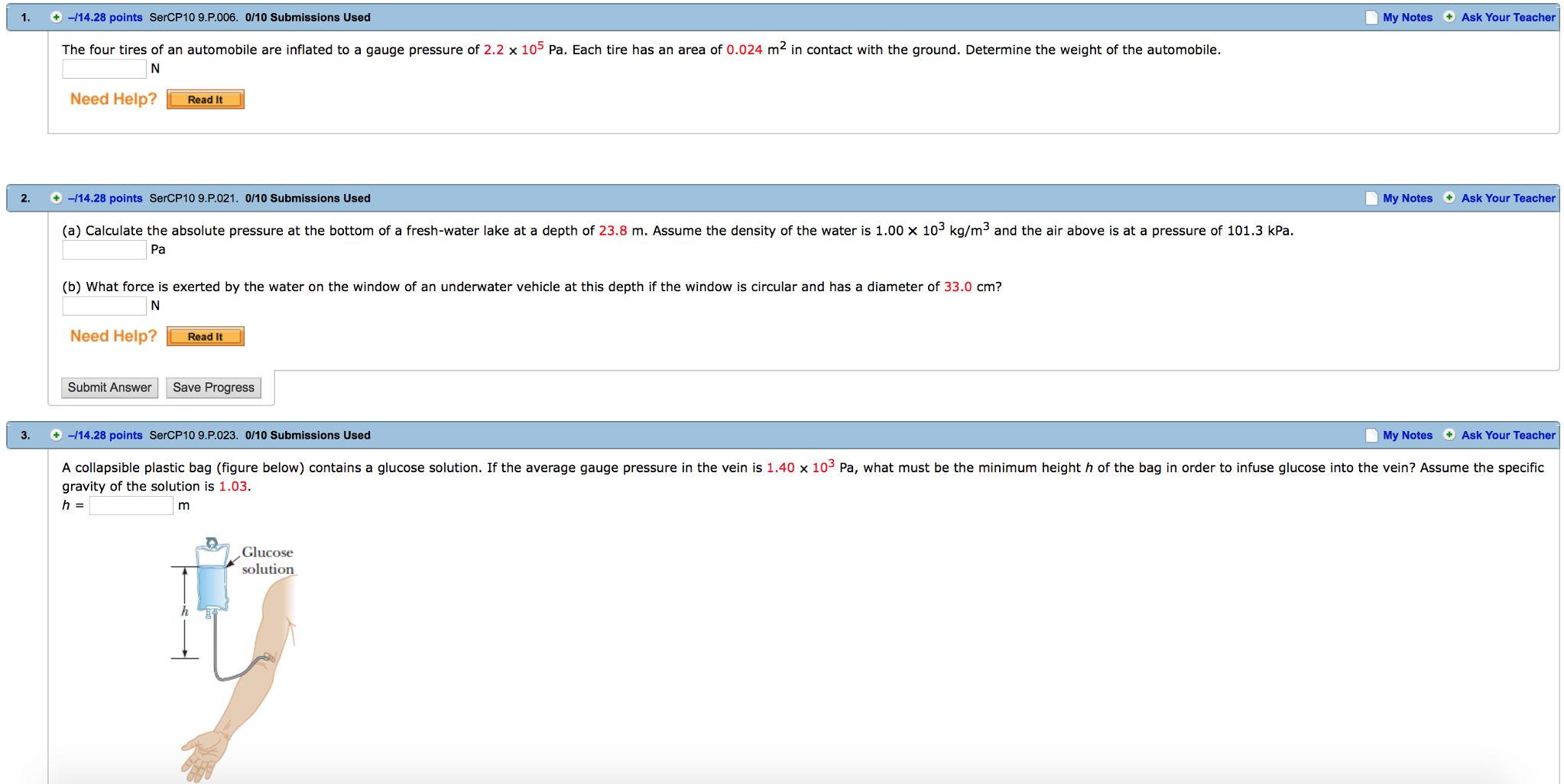 Solved The four tires of an automobile are inflated to a | Chegg.com