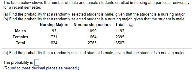 Solved Statistical Concepts . Probability * Binomial | Chegg.com