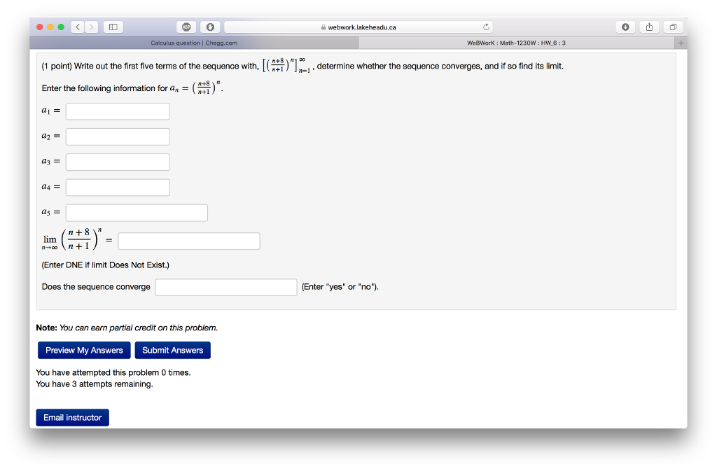 Solved .. Webwork.lakeheadu.ca 0山 WeBWorK: Math-1230W: HW6:3 | Chegg.com