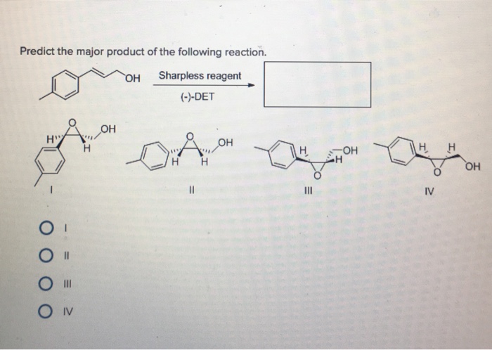Solved Predict the major product of the following reaction. | Chegg.com