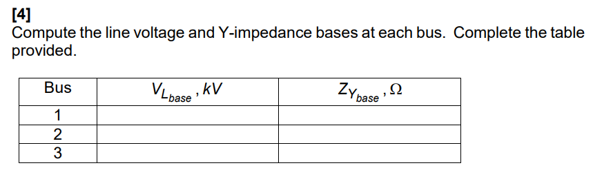 Solved Compute the line voltage and Y-impedance bases at | Chegg.com