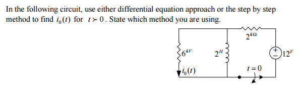 Solved In the following circuit, use either differential | Chegg.com