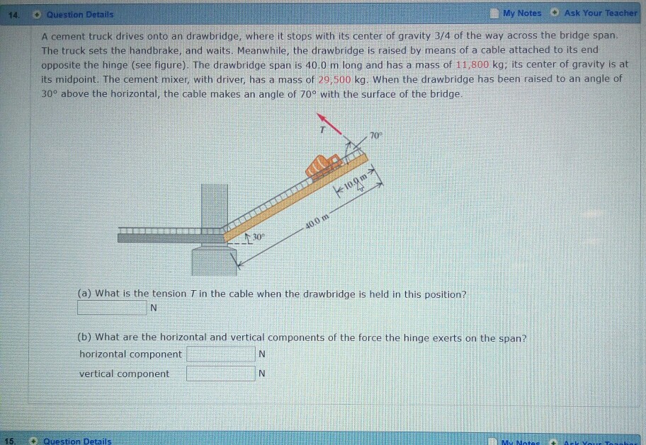 Solved 14. Question Details My Notes Ask Your Teacher A | Chegg.com