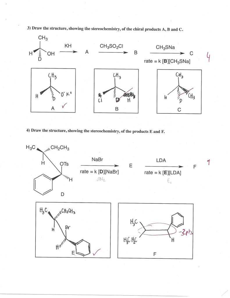 Solved Draw the structure, showing the stereochemistry, of | Chegg.com
