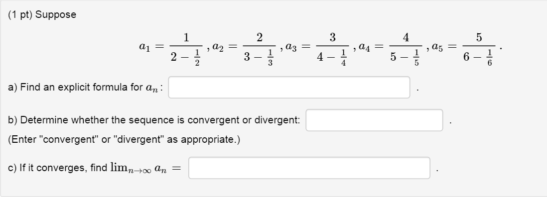 Solved a) Find an explicit formula for an: b) Determine | Chegg.com
