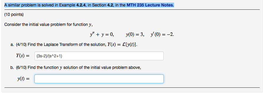 Solved Consider the initial value problem for function y, y" | Chegg.com