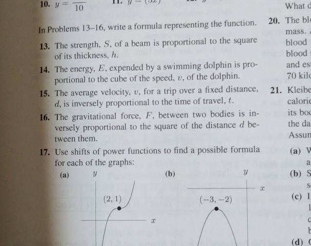 Solved 10, y=-10 What d In Problems 13-16, write a formula | Chegg.com