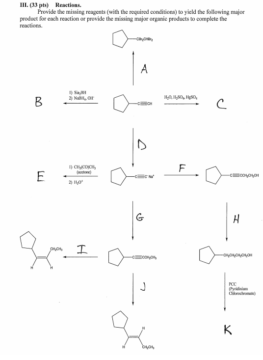 Solved Provide the missing reagents (with required | Chegg.com