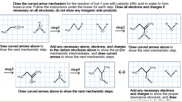 Given The Following Single Step Reaction Draw The Curved Arrow Mechanism