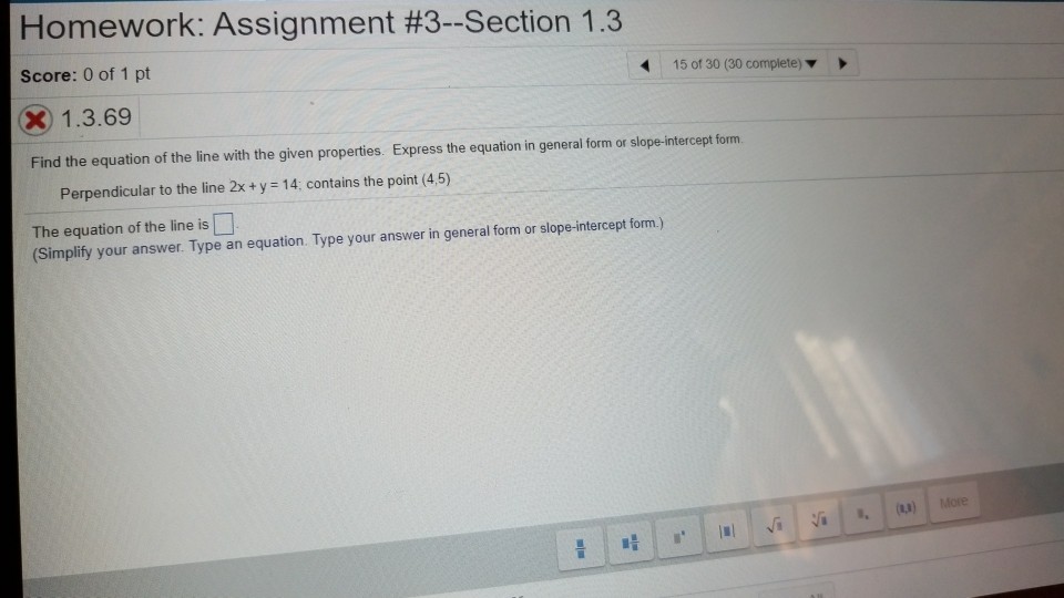 Solved Homework Assignment 3 Section 1 3 Score 0 Of 1 Pt