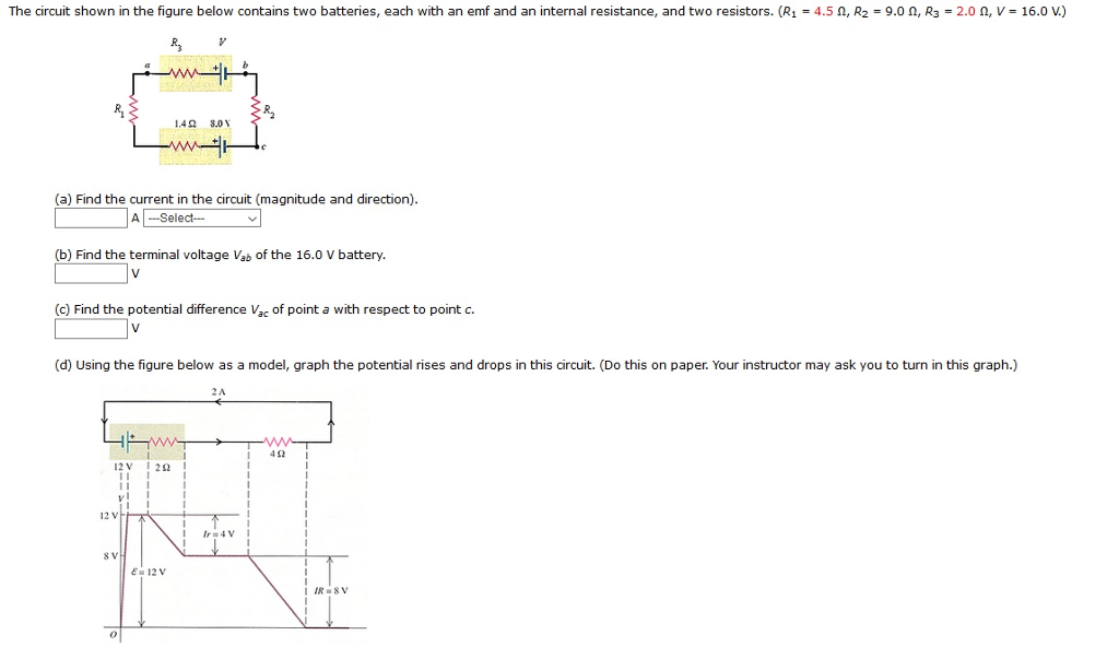 Solved: The Circuit Shown In The Figure Below Contains Two... | Chegg.com