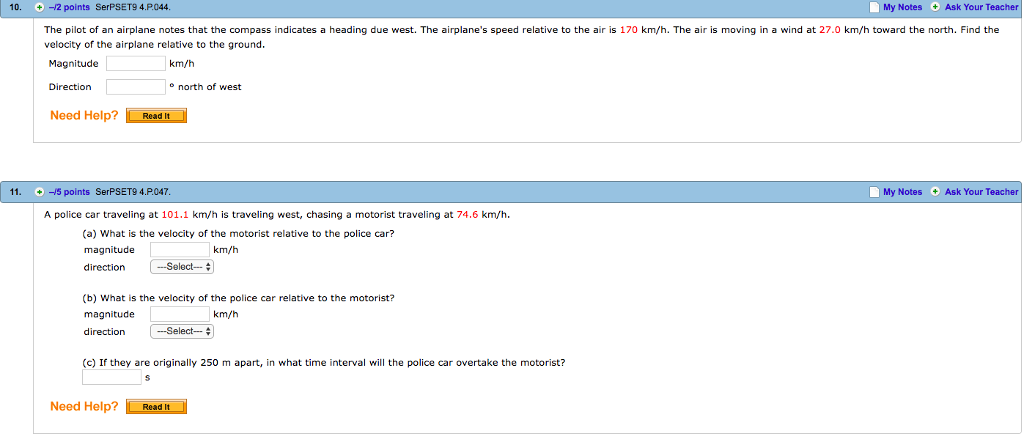 Solved 10. 2 points SerPSET9 4.P044 My Notes Ask Your | Chegg.com Solved 10. 2 points SerPSET9 4.P044 My Notes Ask Your | Chegg.com