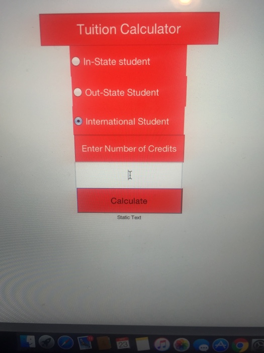 Solved Matlab Tuition Calculator The Problem Is With The 9342