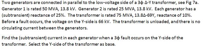 Solved Two generators are connected in parallel to the | Chegg.com