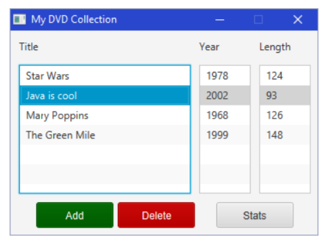 Solved Create a class called DVDCollectionApp which will | Chegg.com