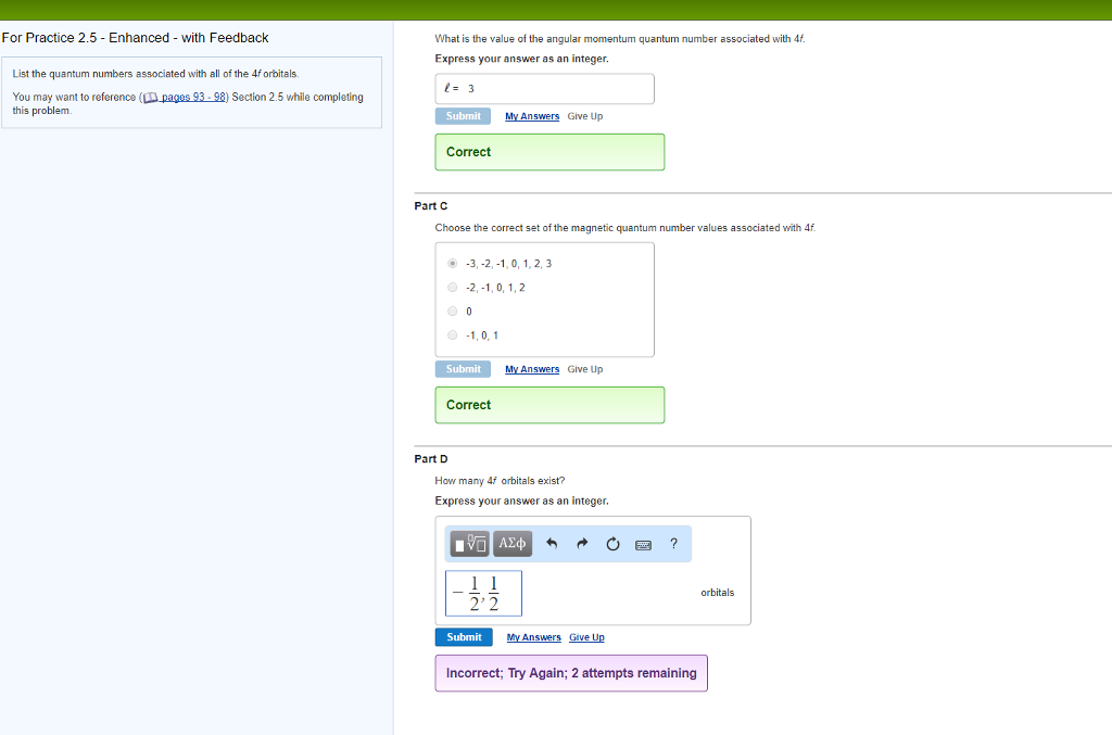 Solved Exercise 2.42 Enhanced - with Feedback Part A You may | Chegg.com