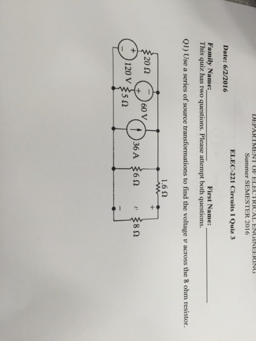 Solved Use a series of source transformations to find the | Chegg.com