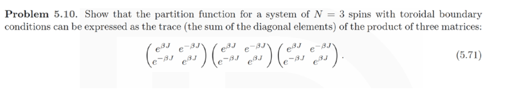 Solved Show that the partition function for a system of N = | Chegg.com